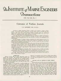 Corrosion of Turbine Journals