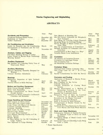 Marine Engineering and Shipbuilding Abstracts