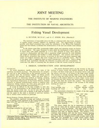 Fishing Vessel Development